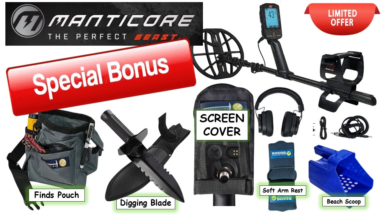 Minelab Manticore Package – Reeds Prospecting WA