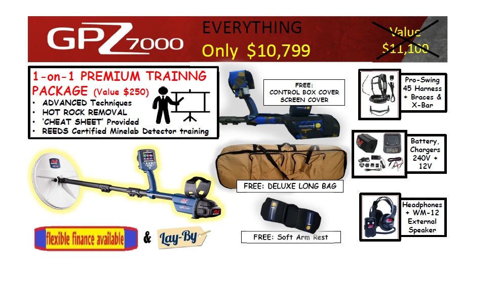 MINELAB GPZ 7000 with PREMIUM TRAINING – Reeds Prospecting WA