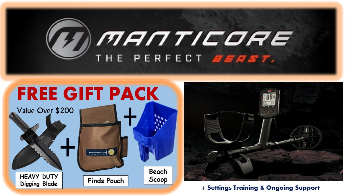 Minelab Manticore Package – Reeds Prospecting WA