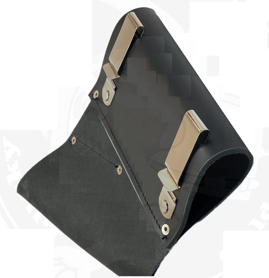 Leather Pick Holder 45 degree (Left Hip) – Reeds Prospecting WA